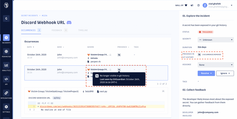 Introducing Presence and Validity Checks in GitGuardian