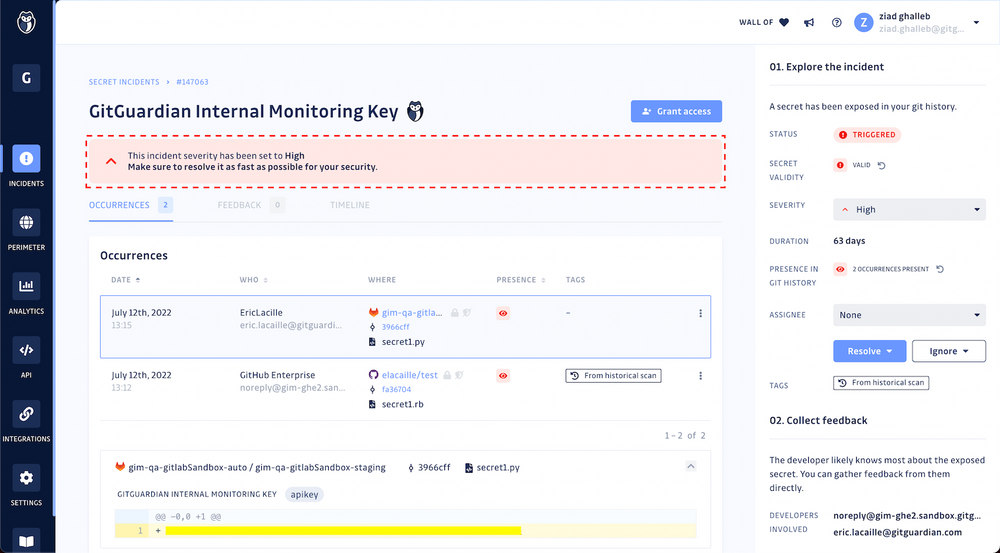 Automate your way out of code security incidents with GitGuardian’s playbooks