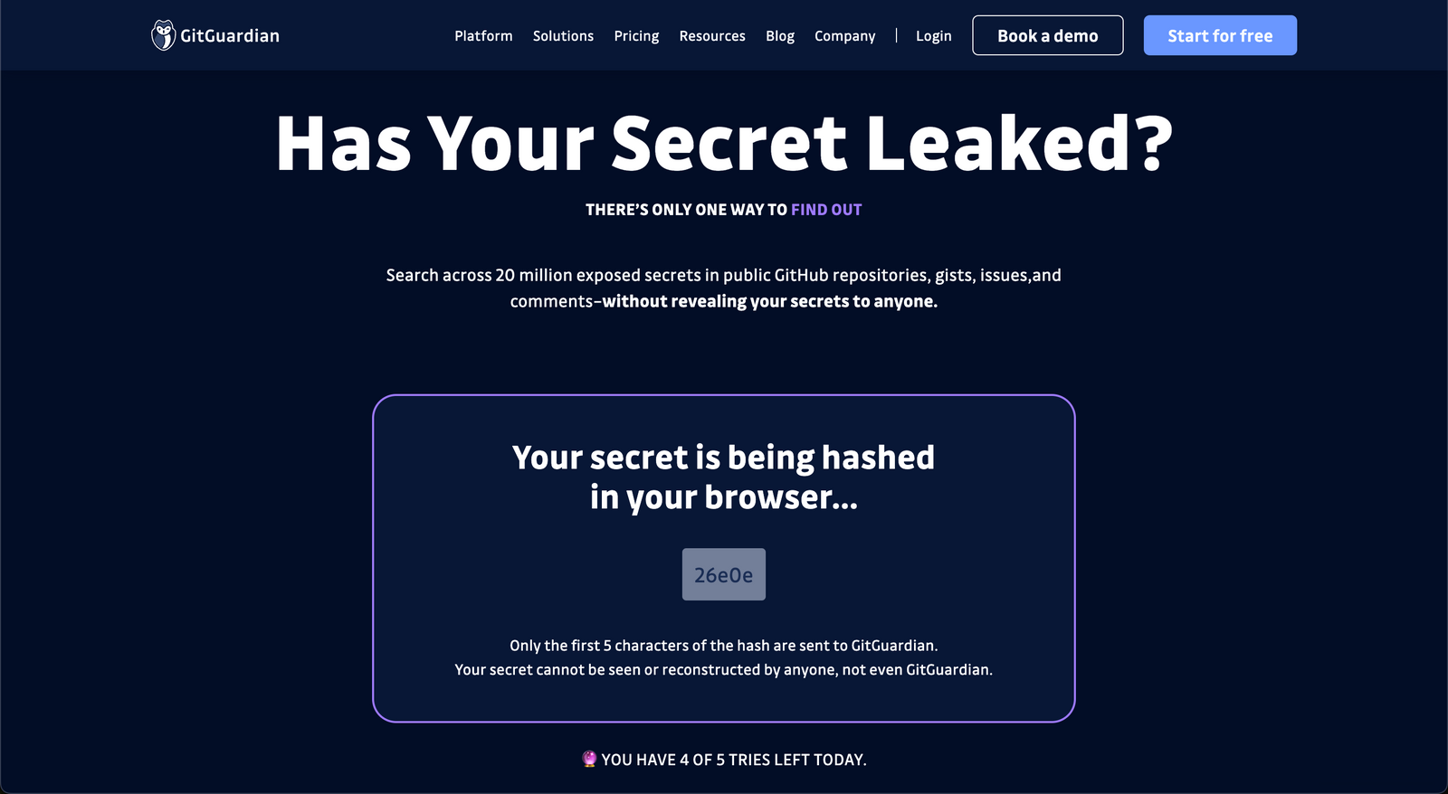 Has Your Secret Leaked? Here's the easiest way to find out.